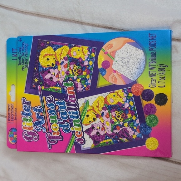 Lisa Frank | Other | Lisa Frank Glitter Art Kit New Puppy Kittle ...